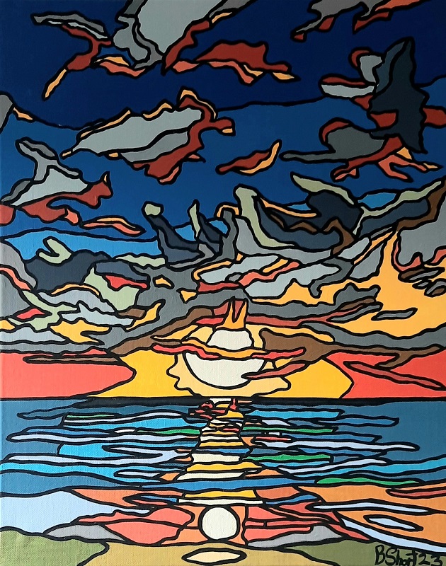 Barrie Short Künstler – Acrylmalerei